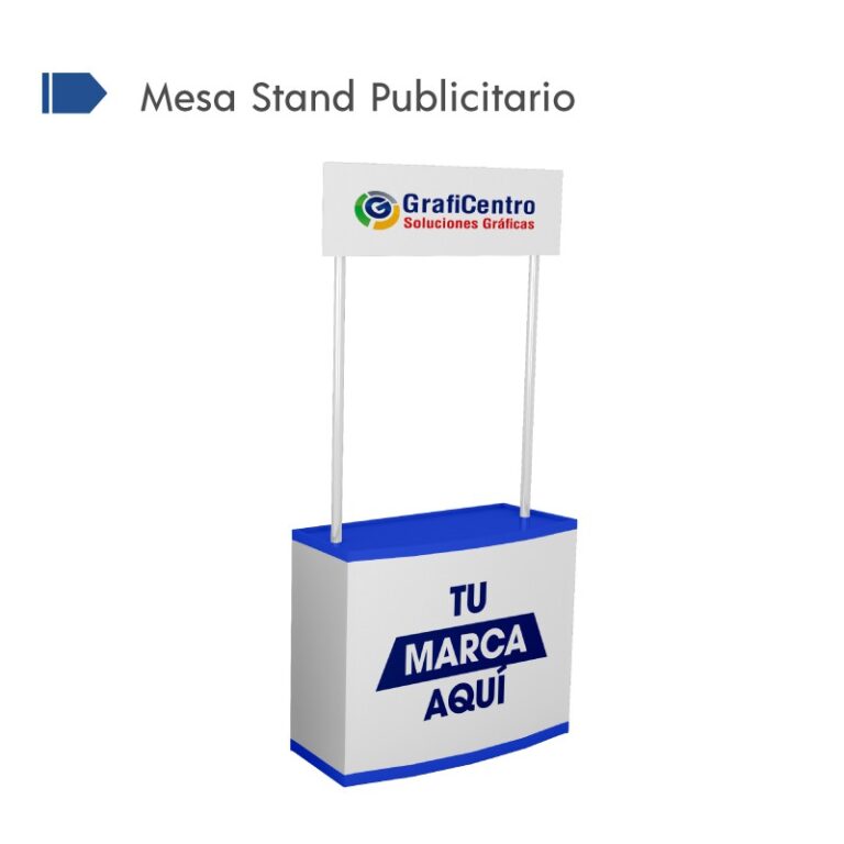 Stand publicitario, el apoyo perfecto para llevar tu marca a ferias.
