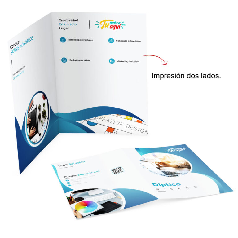 Dípticos Publicitarios - Graficentro 🥇